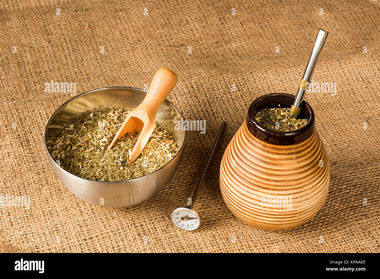 Traditional yerba mate Stock Photo - Alamy