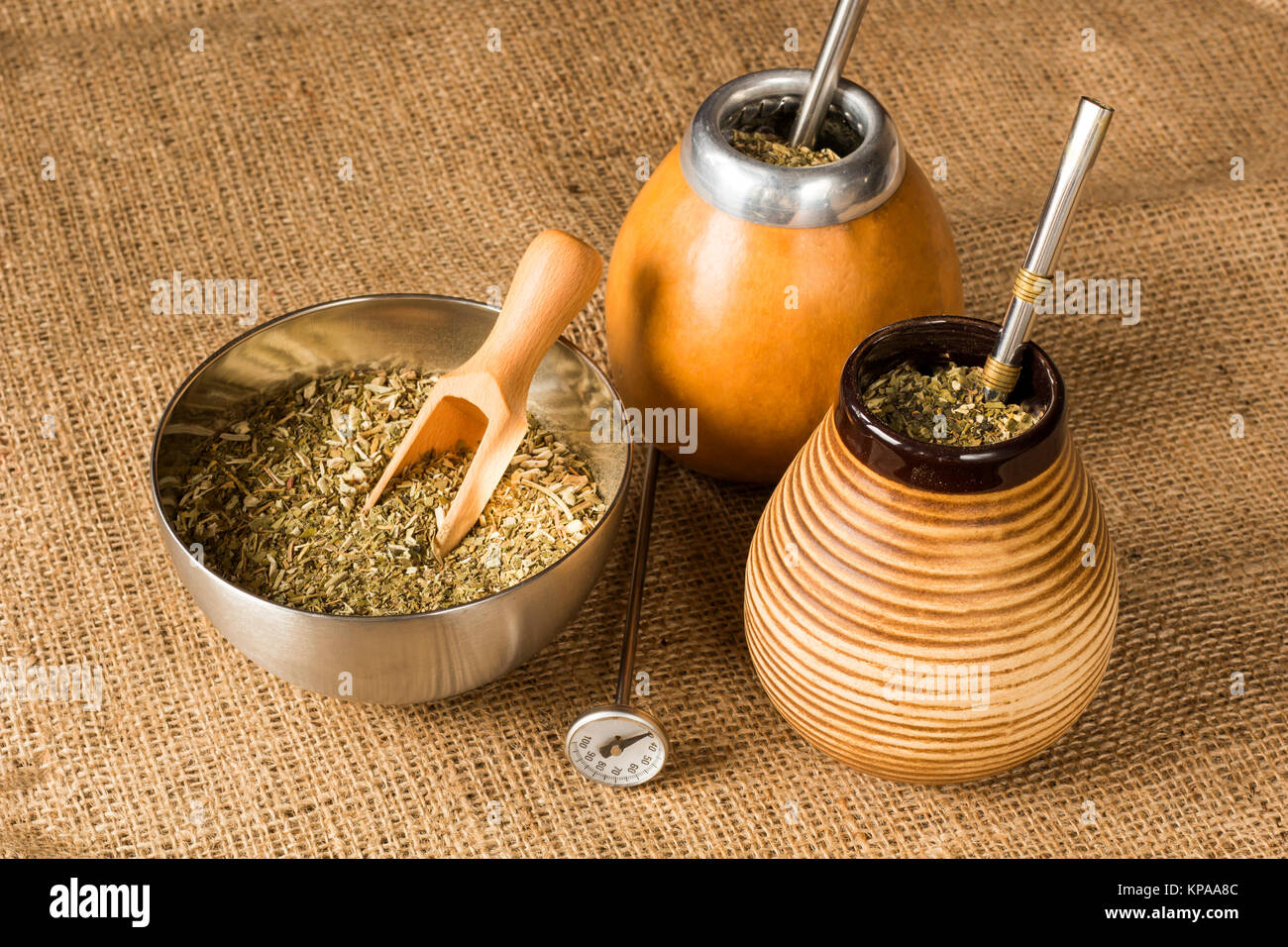 Traditional yerba mate Stock Photo - Alamy