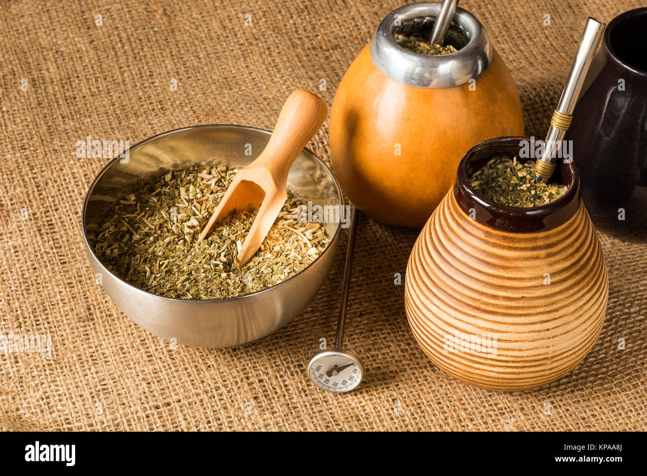Traditional yerba mate Stock Photo - Alamy
