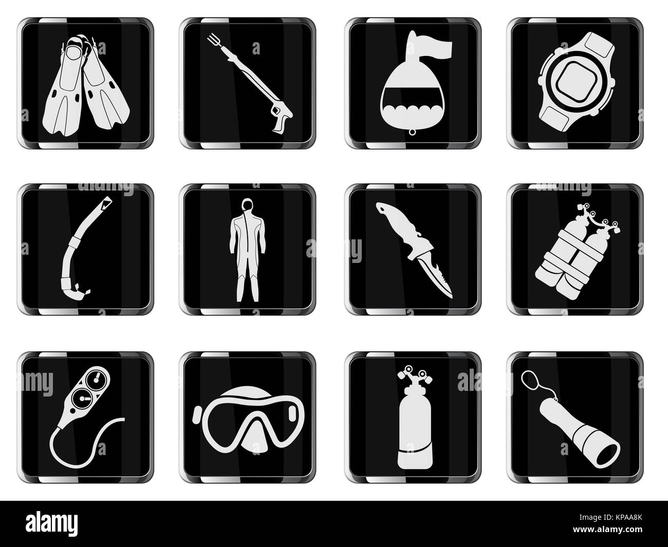 Equipment for Diving Stock Photo - Alamy