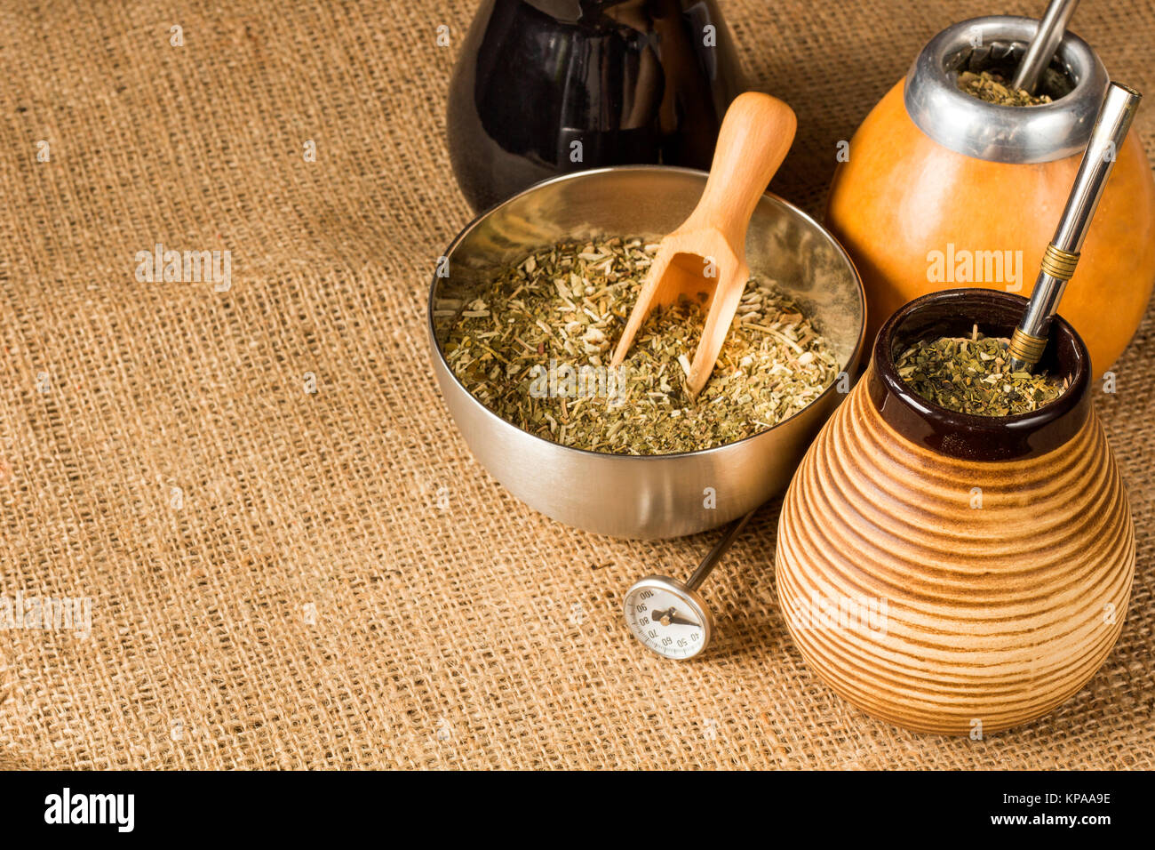 Traditional yerba mate Stock Photo - Alamy