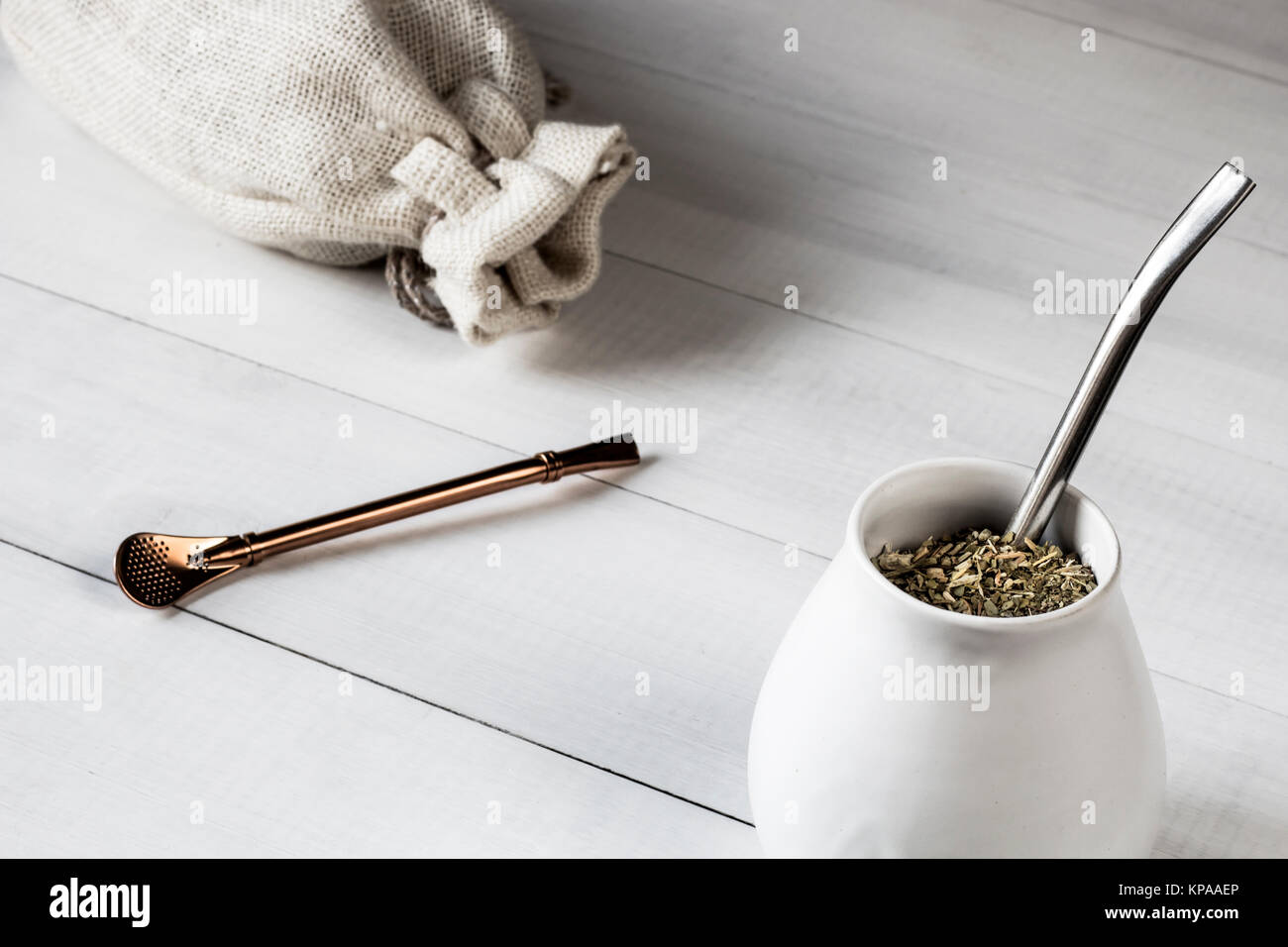 Traditional yerba mate Stock Photo - Alamy