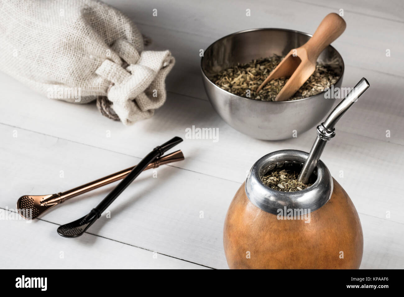 Traditional yerba mate Stock Photo - Alamy