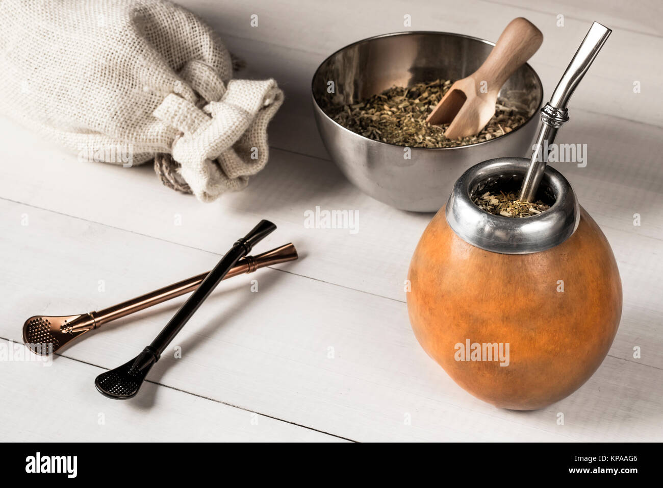 Traditional yerba mate Stock Photo - Alamy