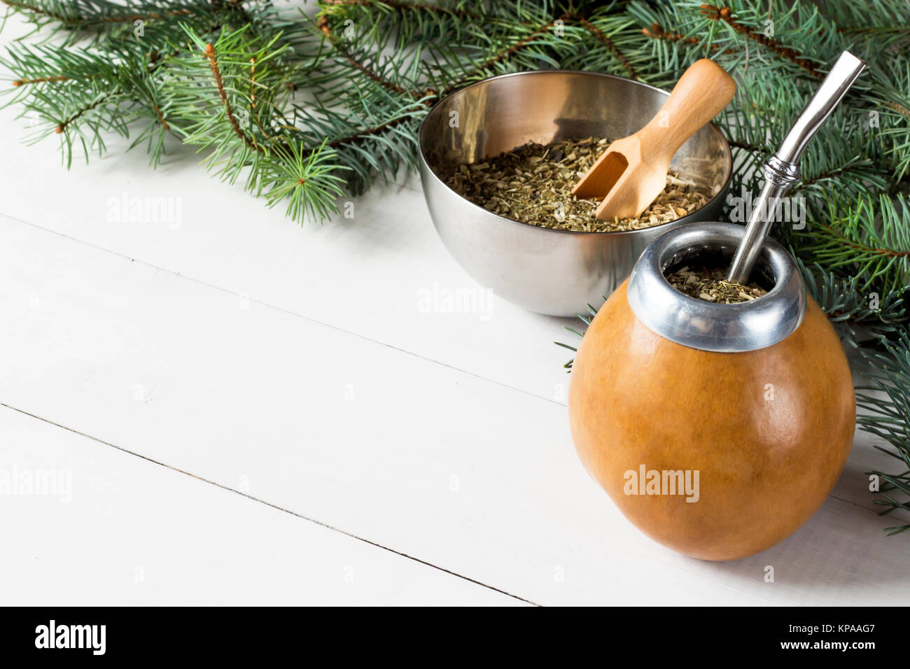 Traditional yerba mate Stock Photo - Alamy