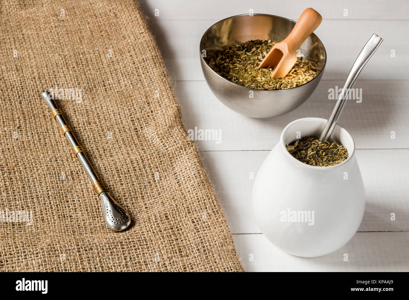 Traditional yerba mate Stock Photo - Alamy