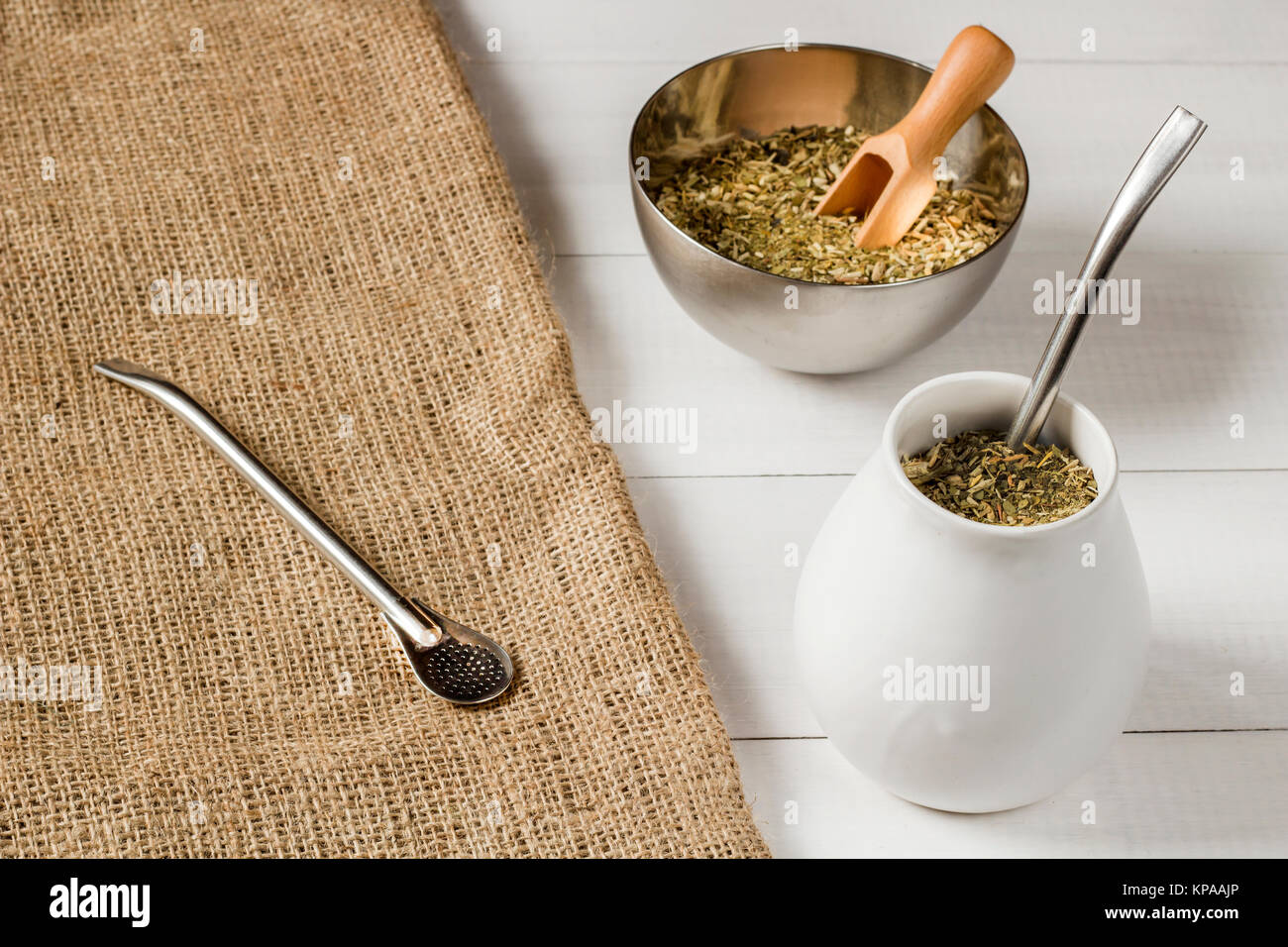Traditional yerba mate Stock Photo - Alamy