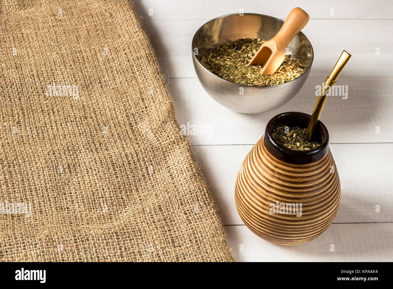 Traditional yerba mate Stock Photo - Alamy