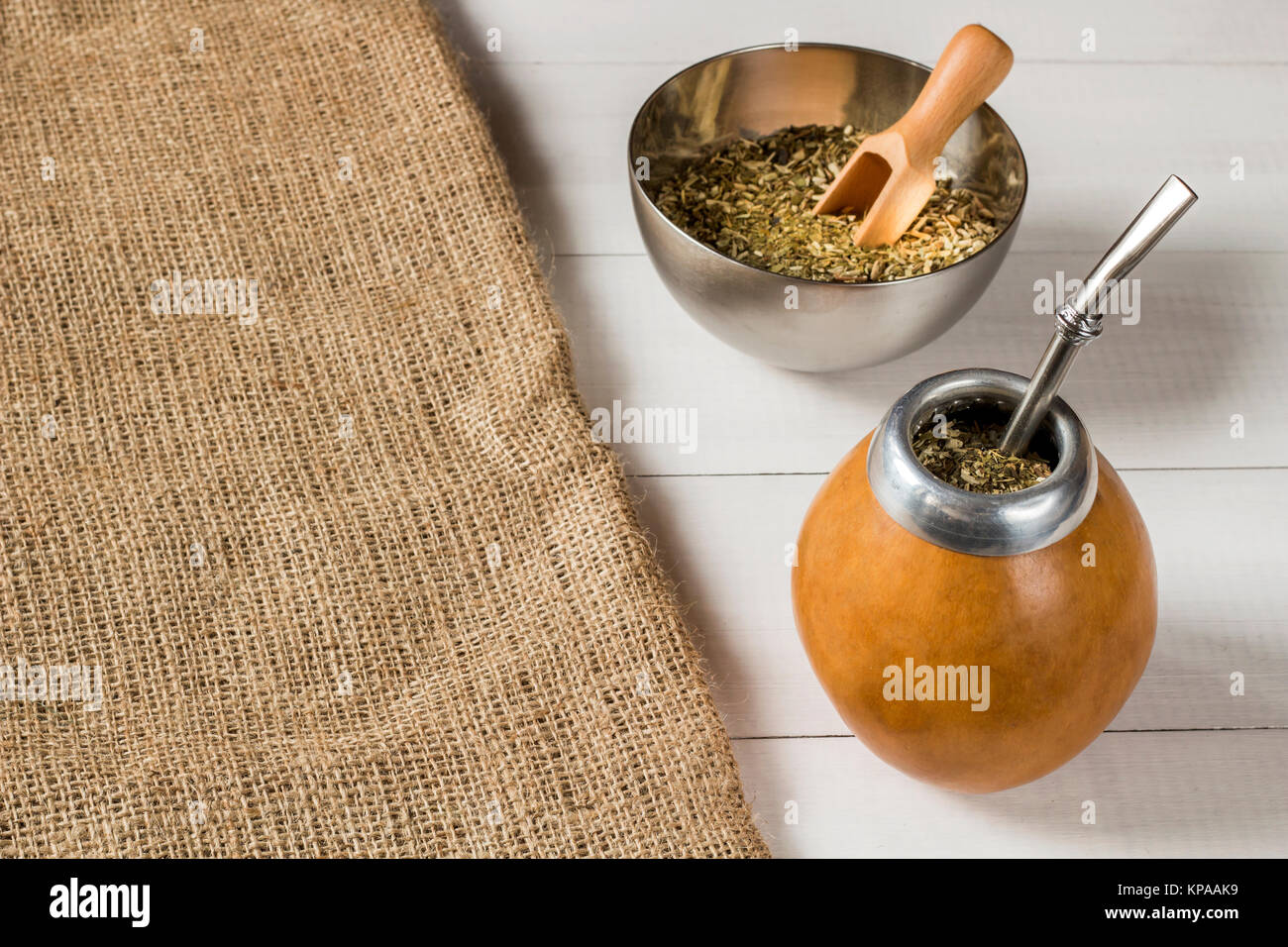 Traditional yerba mate Stock Photo - Alamy