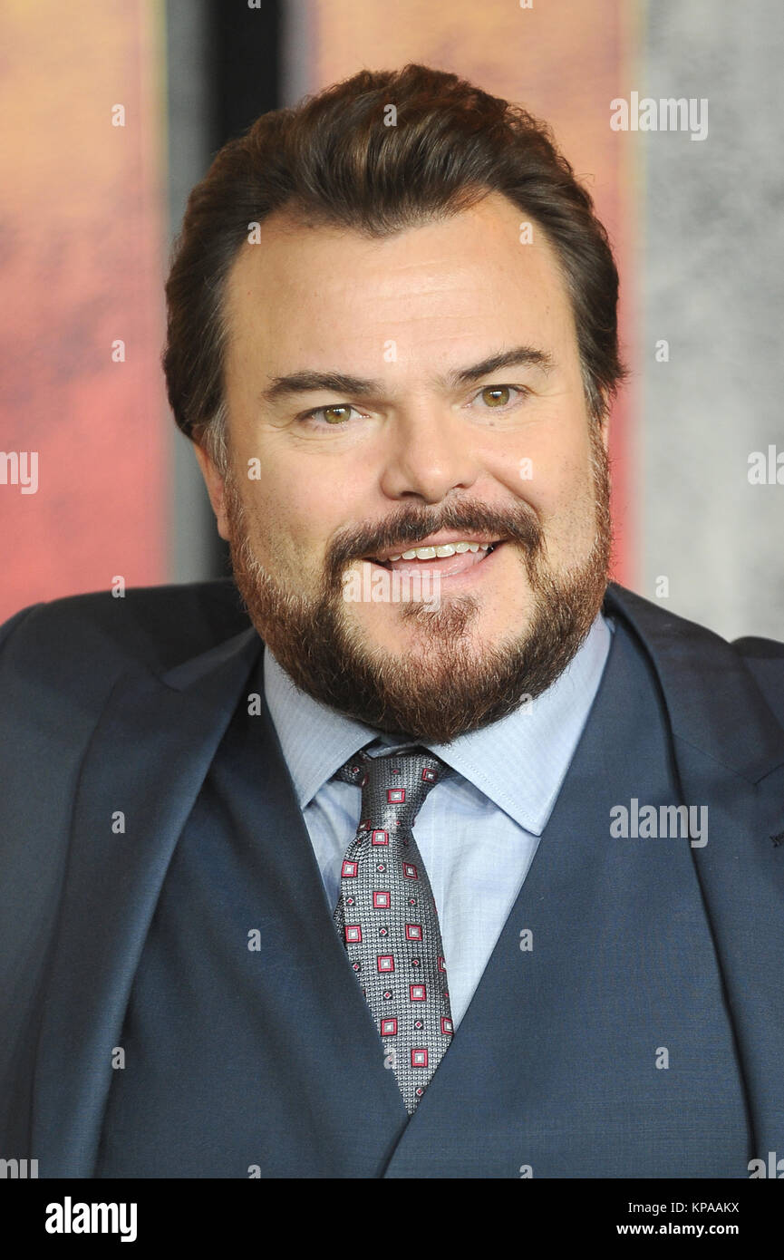 Jack Black attends the UK premiere of Jumanji : Welcome To The Jungle ...