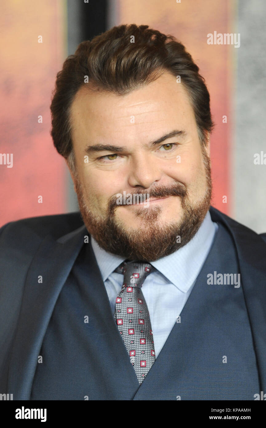 Jack Black attends the UK premiere of Jumanji : Welcome To The Jungle ...