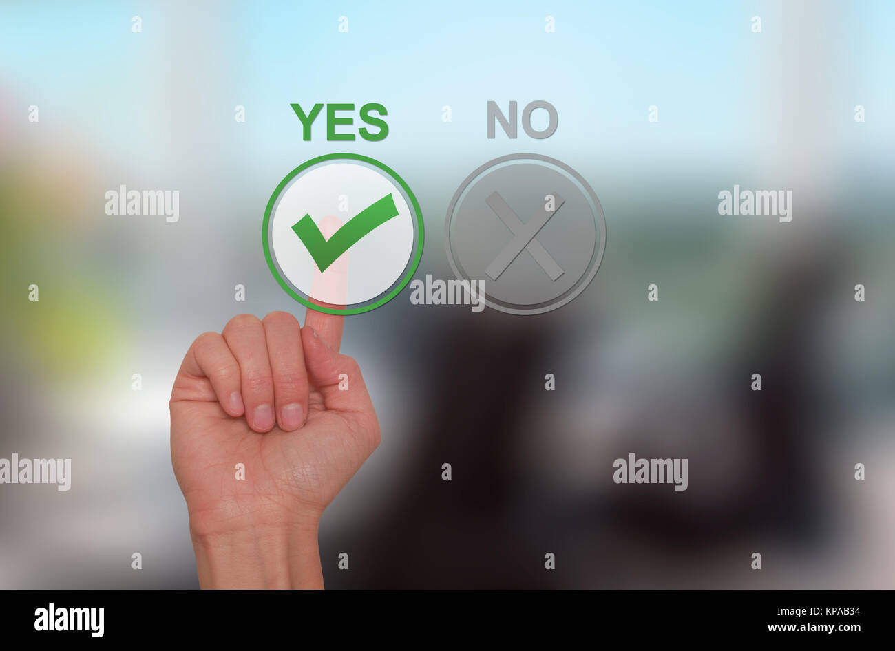 Tick and cross isolated hi-res stock photography and images - Alamy