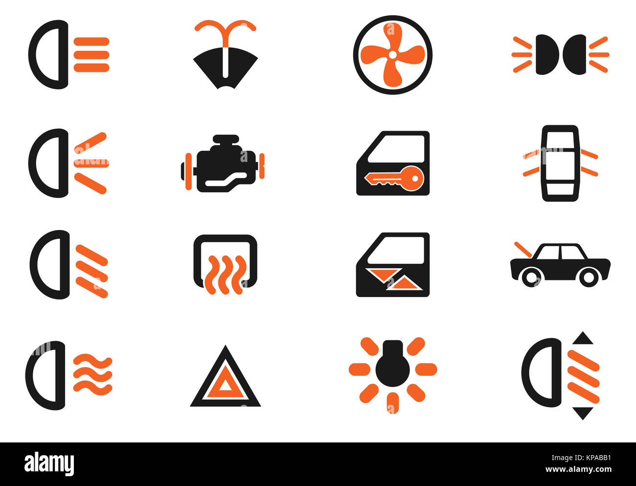 Car interface sign Stock Photo - Alamy