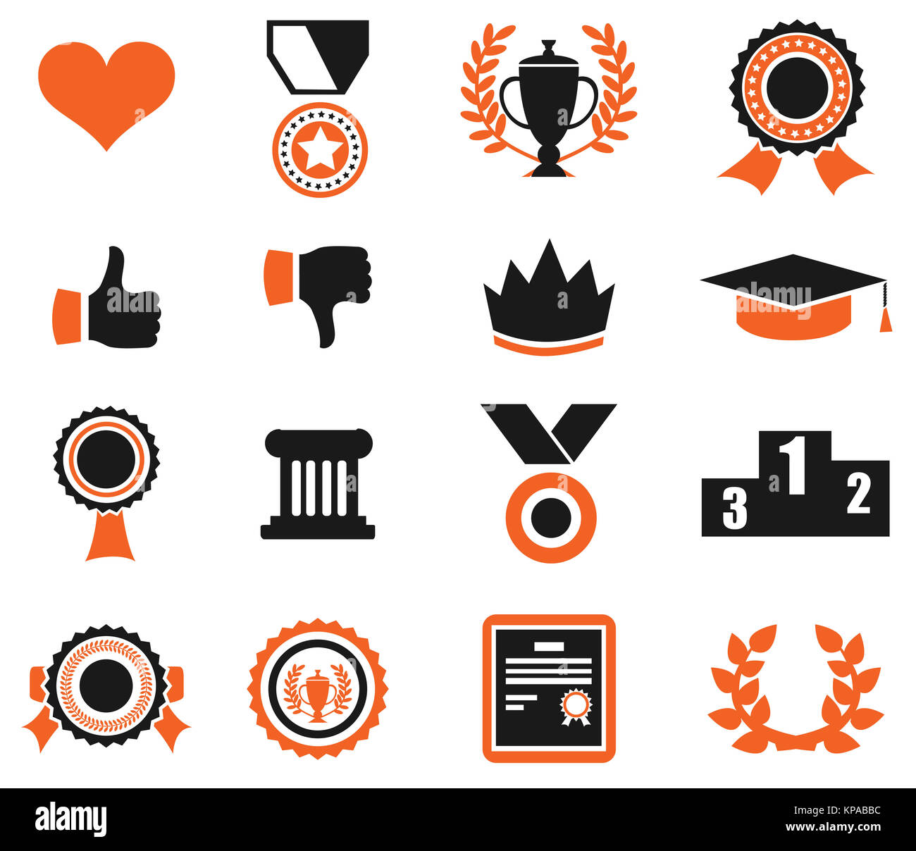 Trophy and prize symbol Stock Photo - Alamy