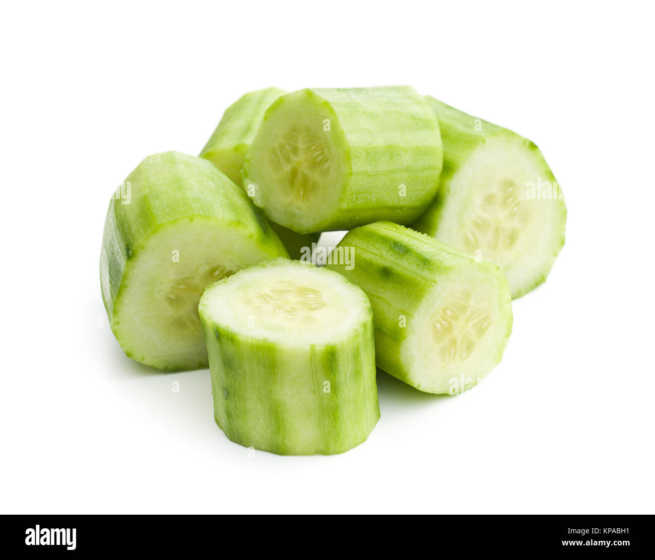 Green cucumber skin peel Cut Out Stock Images & Pictures - Alamy