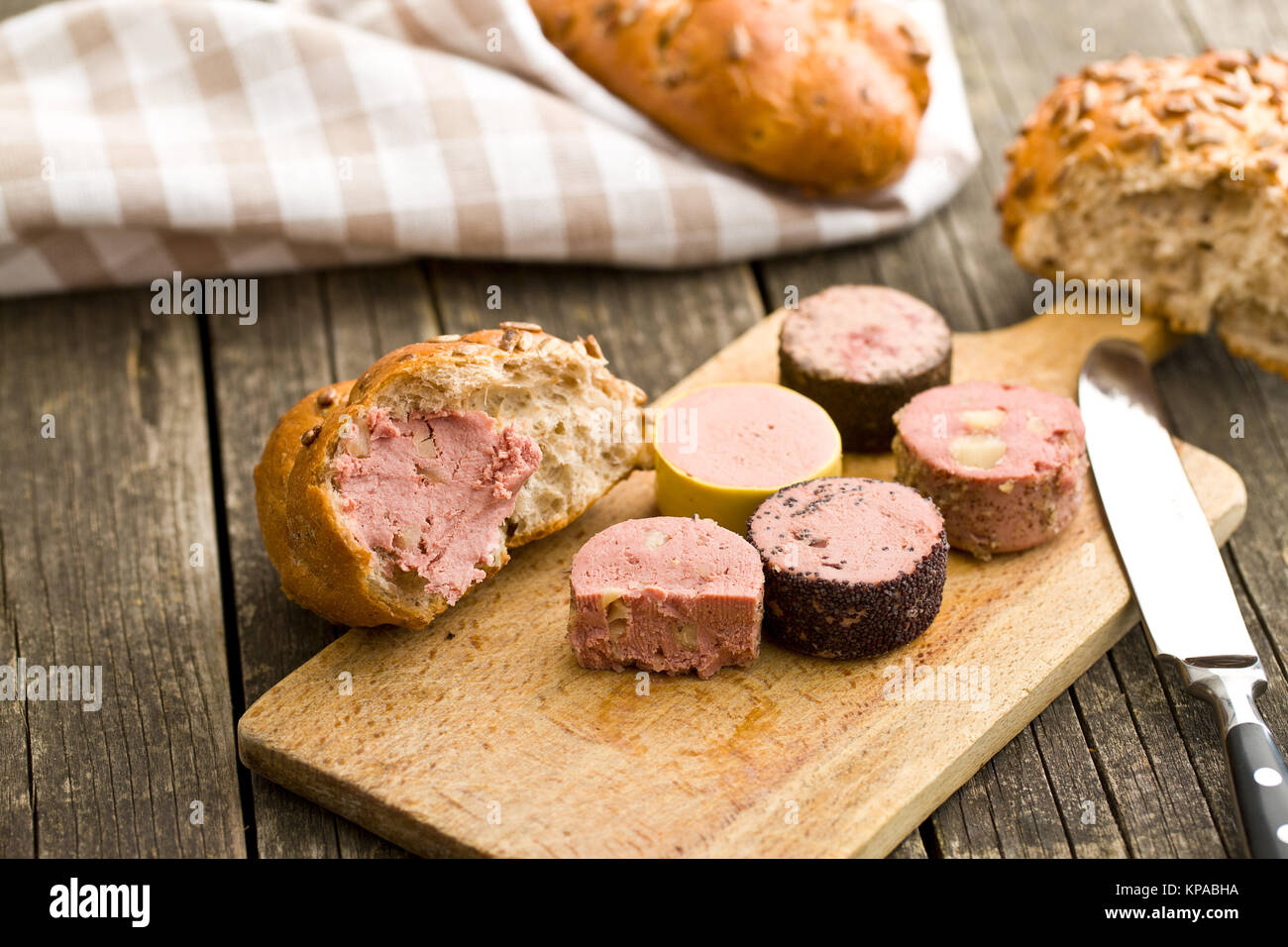 meat pate with different flavors Stock Photo - Alamy