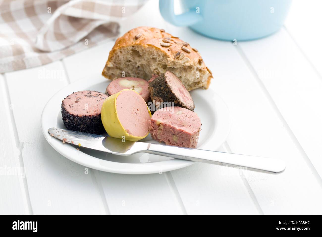 meat pate with different flavors Stock Photo - Alamy