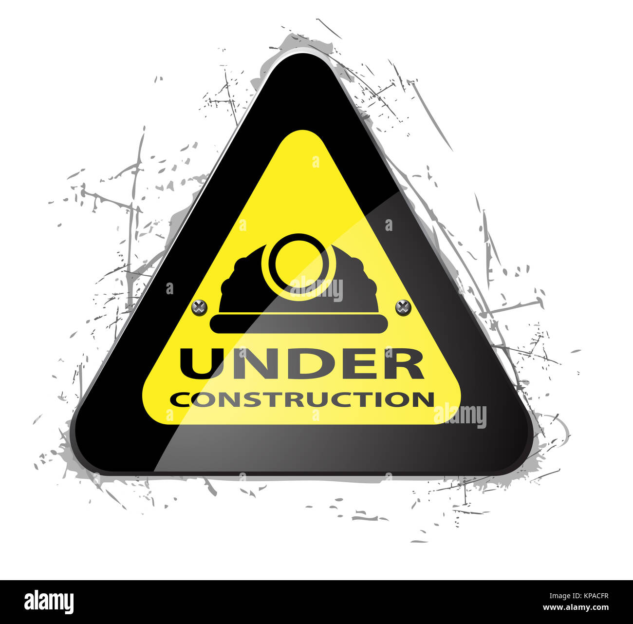 Road Yellow Construction icon Stock Photo - Alamy