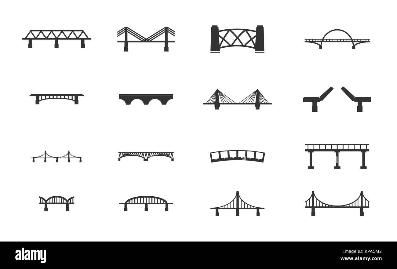 Symbol bridges Cut Out Stock Images & Pictures - Alamy