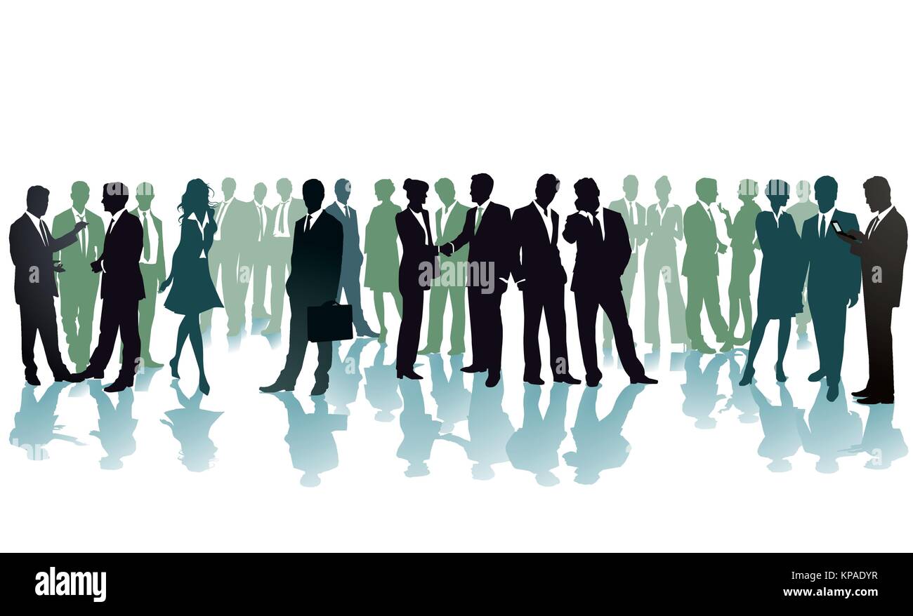 Gathering, business conference, illustration Stock Vector Image & Art ...