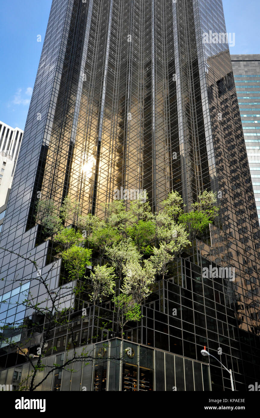 The Building of an American Tycoon Stock Photo - Alamy