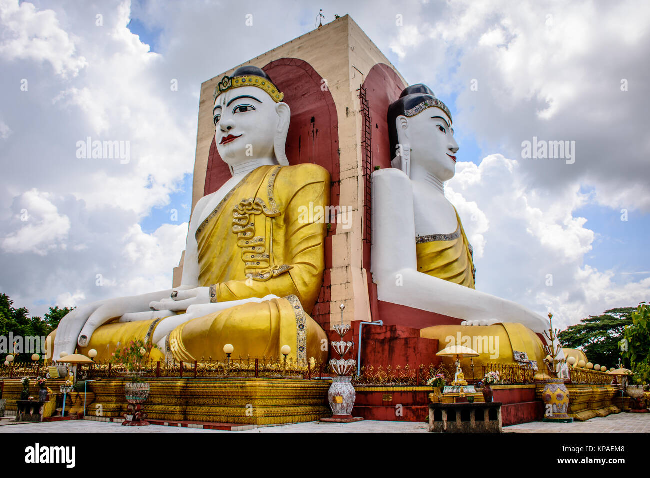 Kyaik Pon Four Face Pagoda, Bago, Myanmar, June-2017 Stock Photo - Alamy