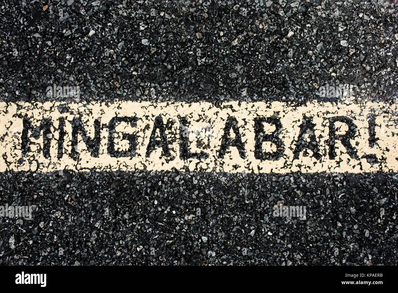 Myanmar road sign hi-res stock photography and images - Alamy