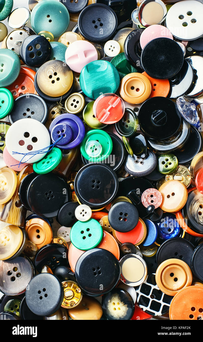 Button buttons pile assortment many hi-res stock photography and images ...