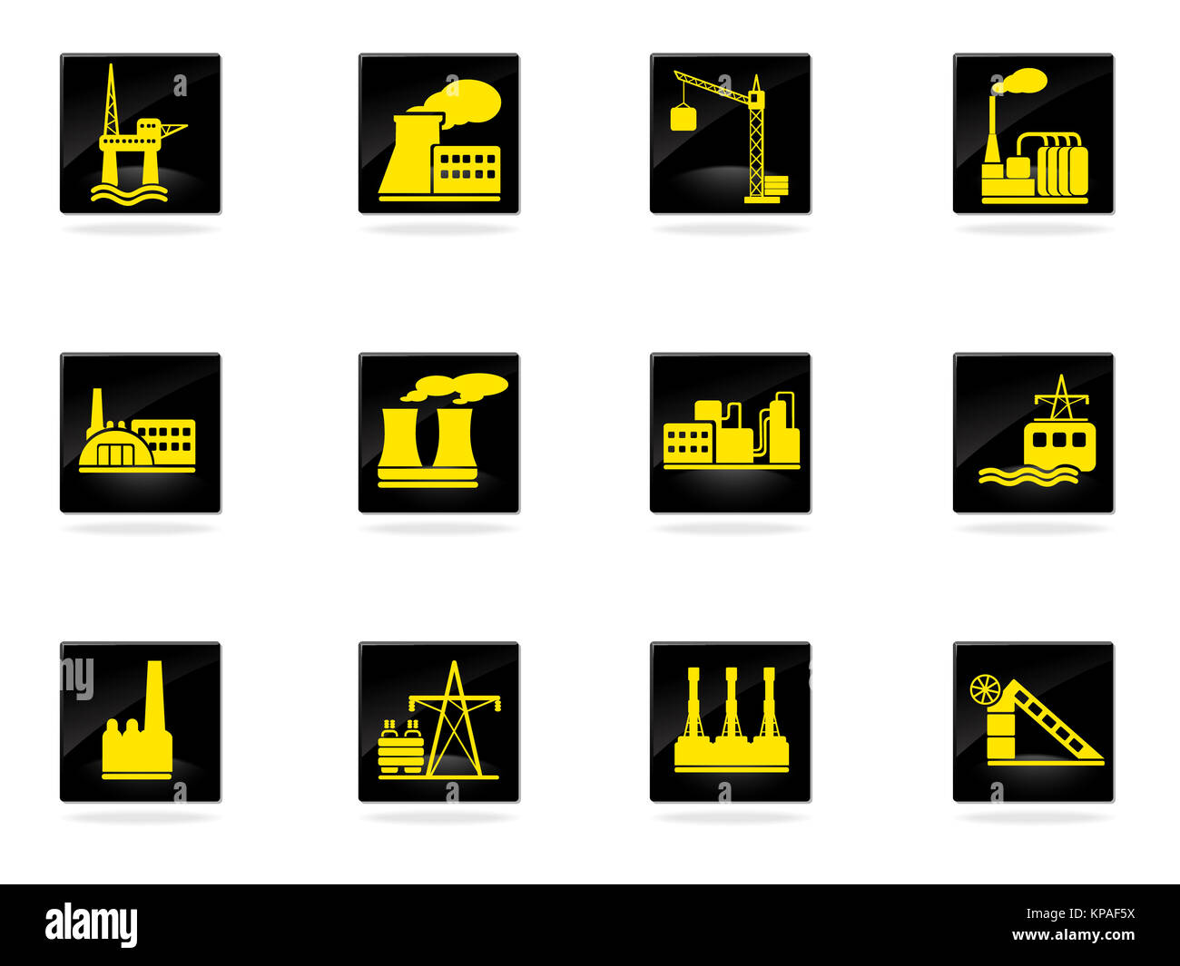 Factory and Industry Symbols Stock Photo - Alamy