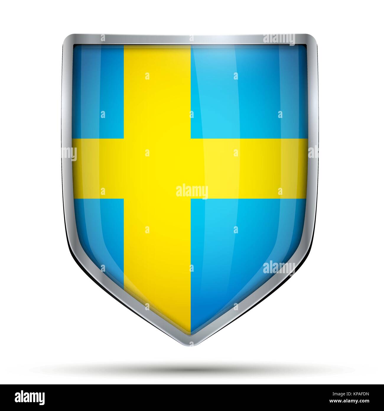 Flag shield symbol hi-res stock photography and images - Alamy
