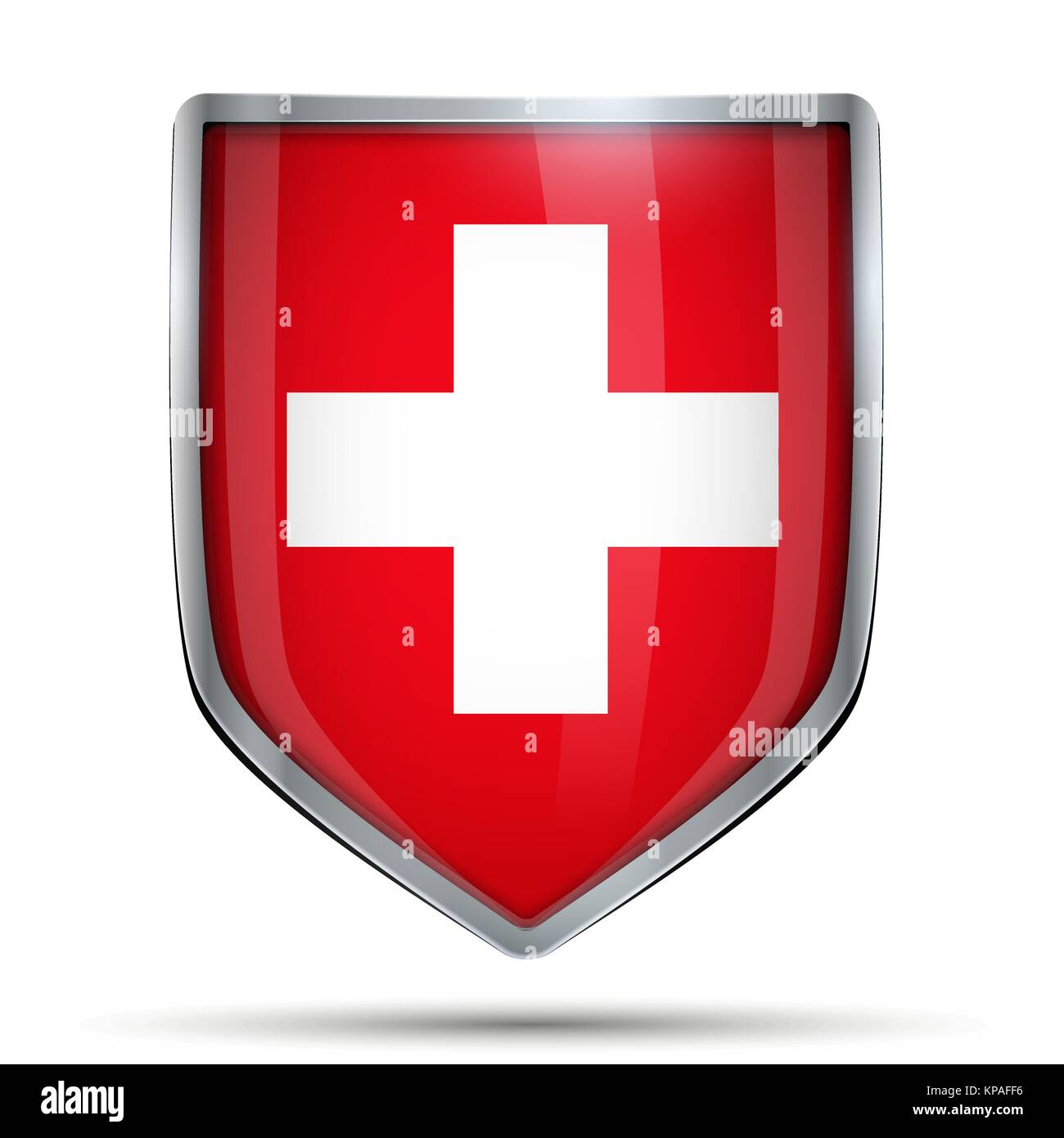 Flag shield symbol hi-res stock photography and images - Alamy
