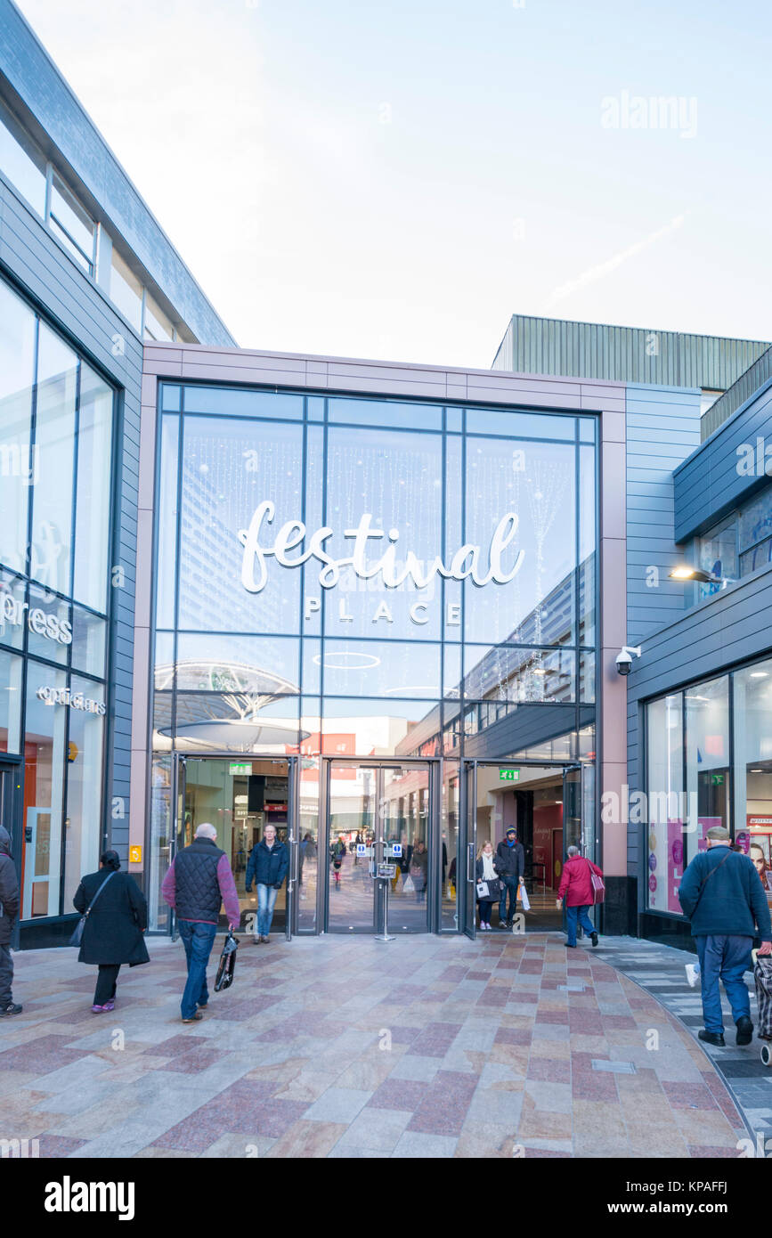 Festival Place shopping centre, Basigstoke, UK Stock Photo - Alamy