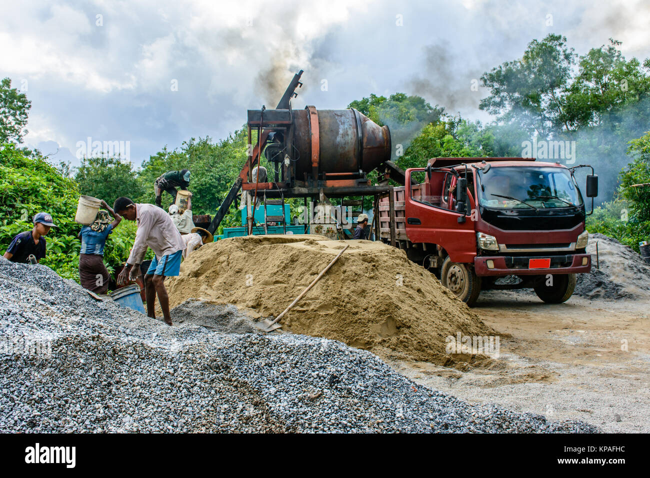 Yangon construction site hi-res stock photography and images - Alamy