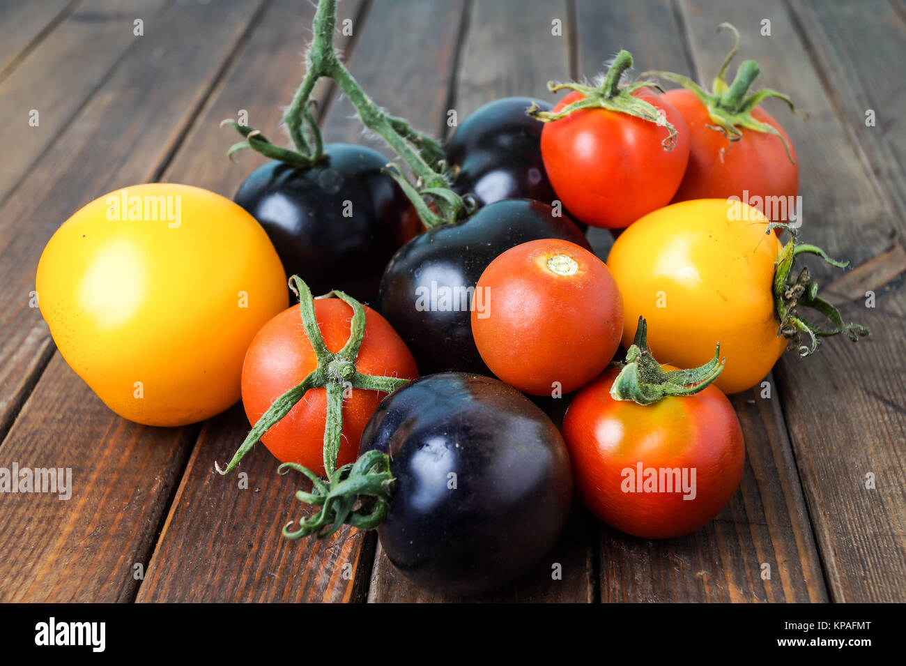 Fresh colorful tomatoes Stock Photo - Alamy