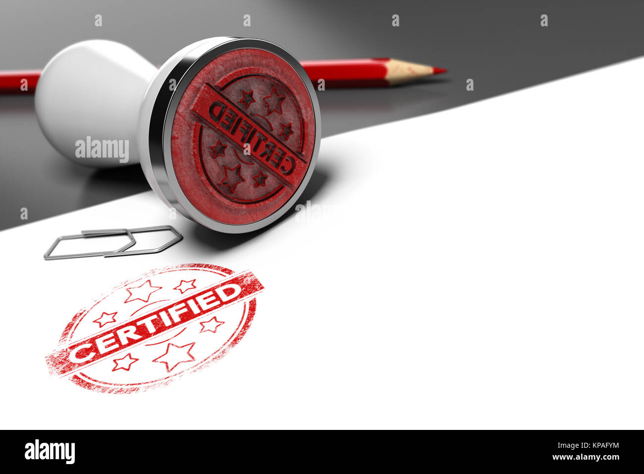 Authenticity certificate hi-res stock photography and images - Alamy