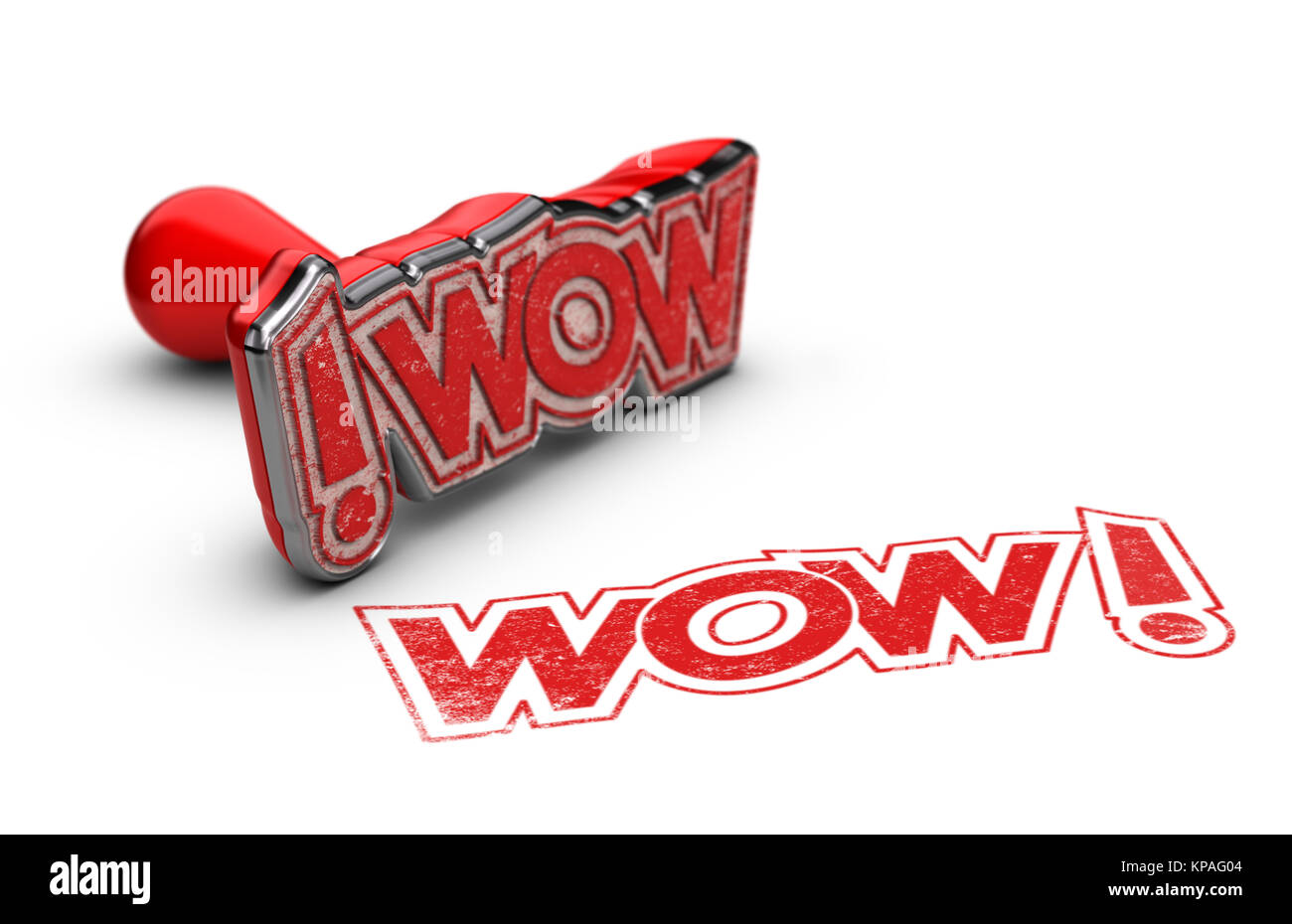 WOW, Exclamation Concept Stock Photo - Alamy