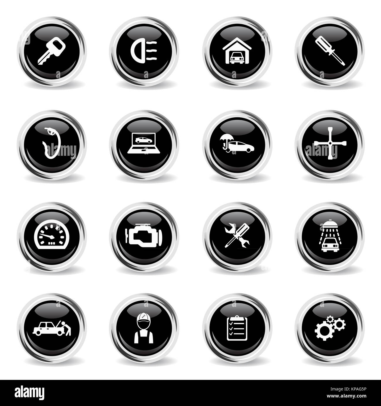 Repair light headlights key garage hi-res stock photography and images ...