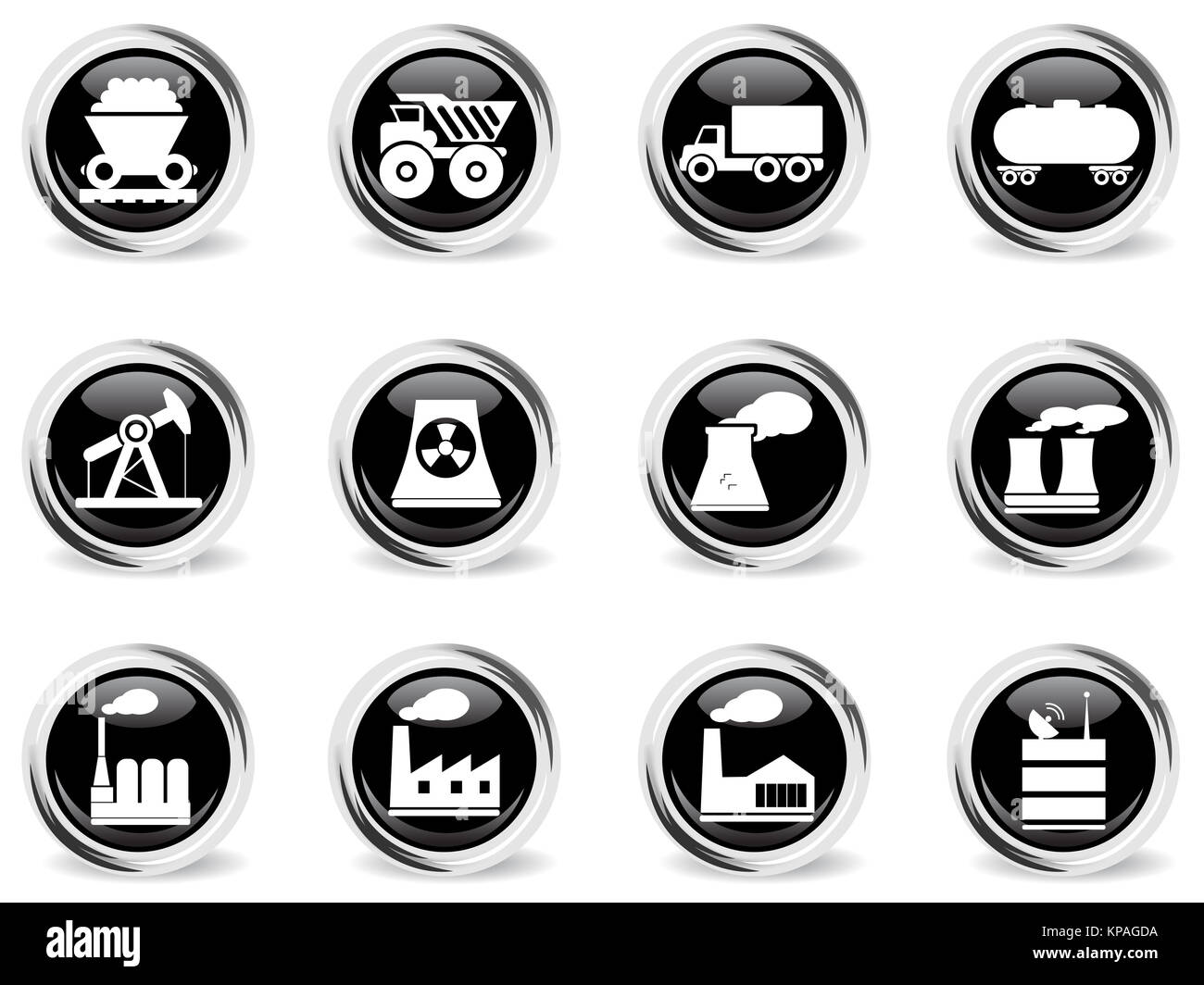 Factory and Industry Symbols Stock Photo - Alamy