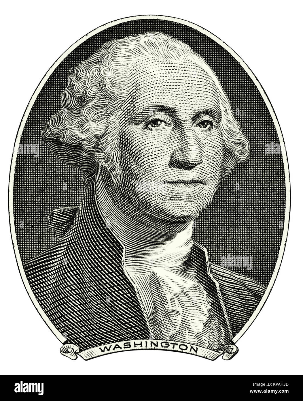 George washington face banknote hi-res stock photography and images - Alamy