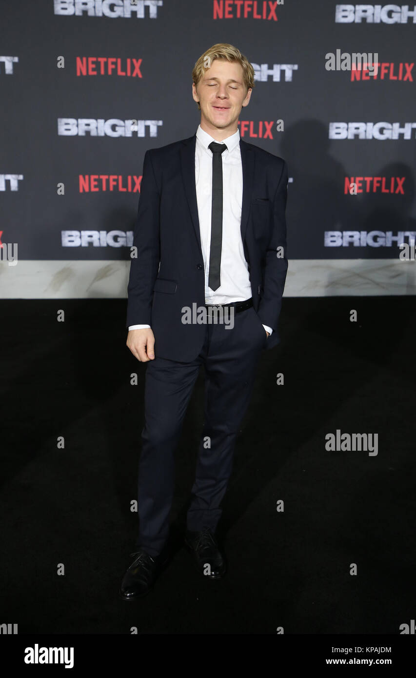 Westwood, USA. 13th Dec, 2017. Daniel Webber, at Premiere Of Netflix's ...