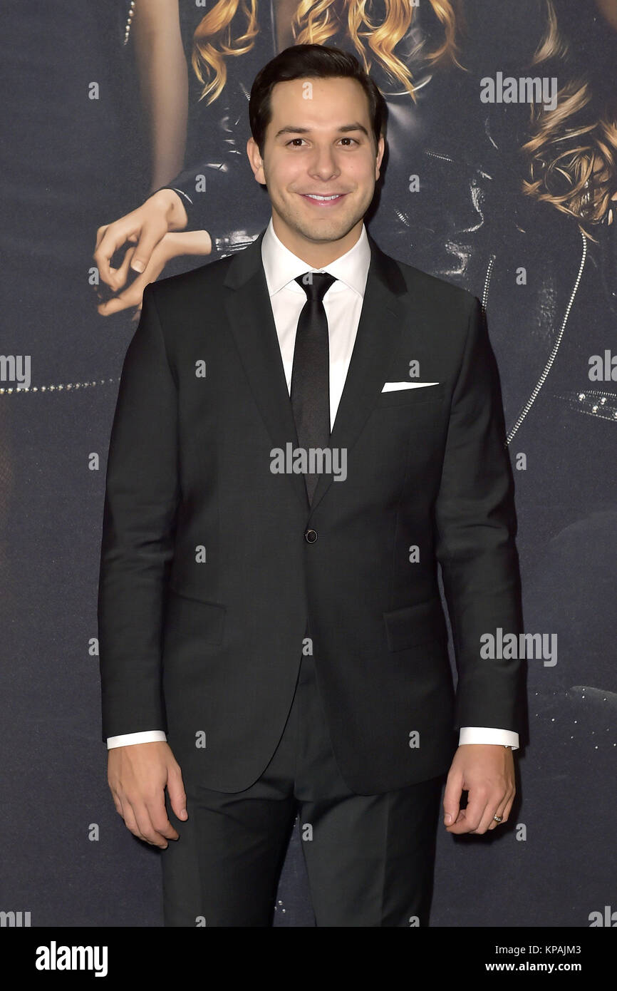 Skylar Astin attends the 'Pitch Perfect 3' premiere at Dolby Theatre on ...