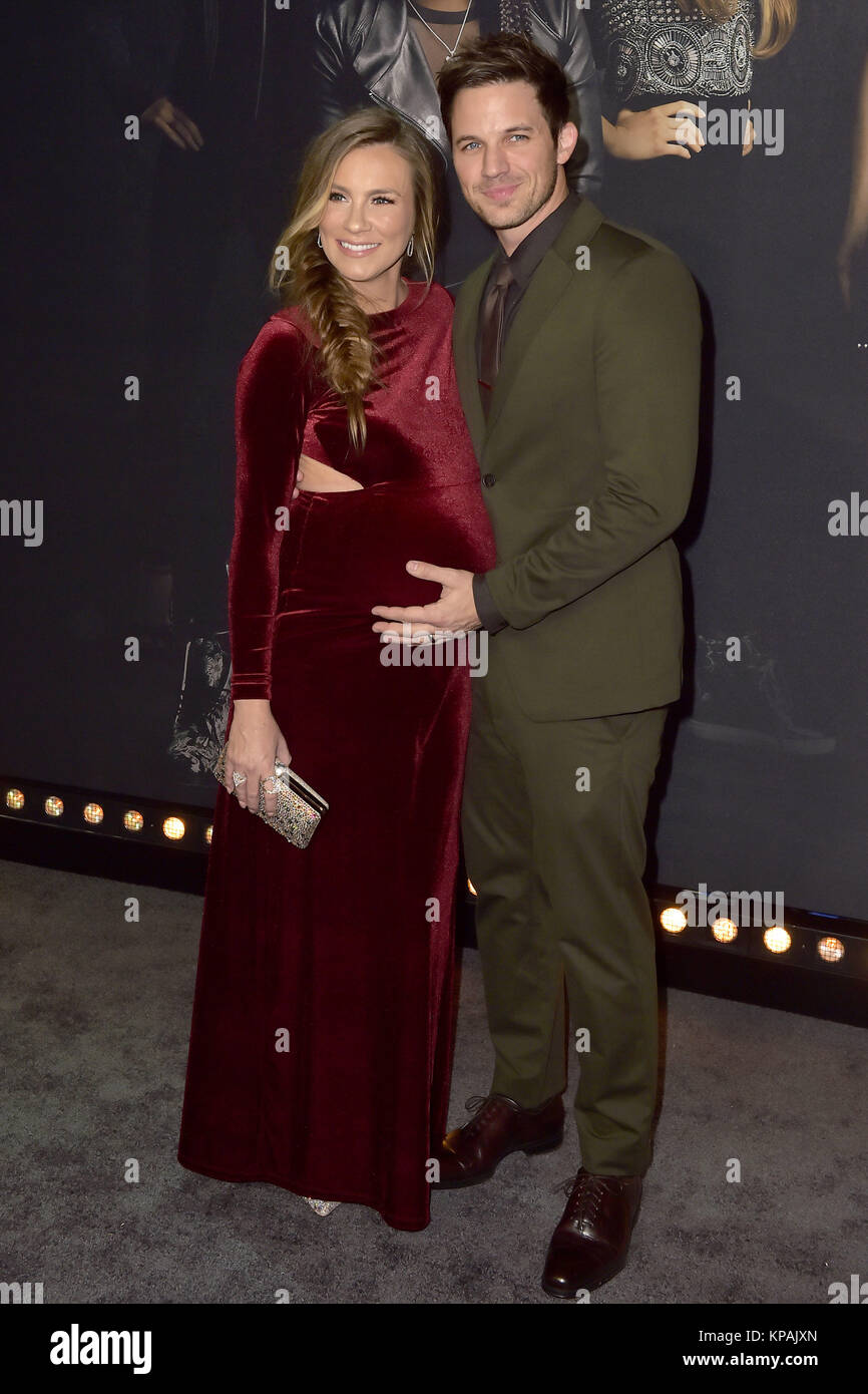 Matt Lanter and his wife Angela Stacy attends the 'Pitch Perfect 3 ...
