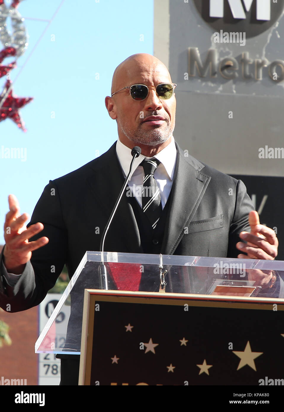 Hollywood, Ca. 13th Dec, 2017. Dwayne Johnson, at Dwayne Johnson ...