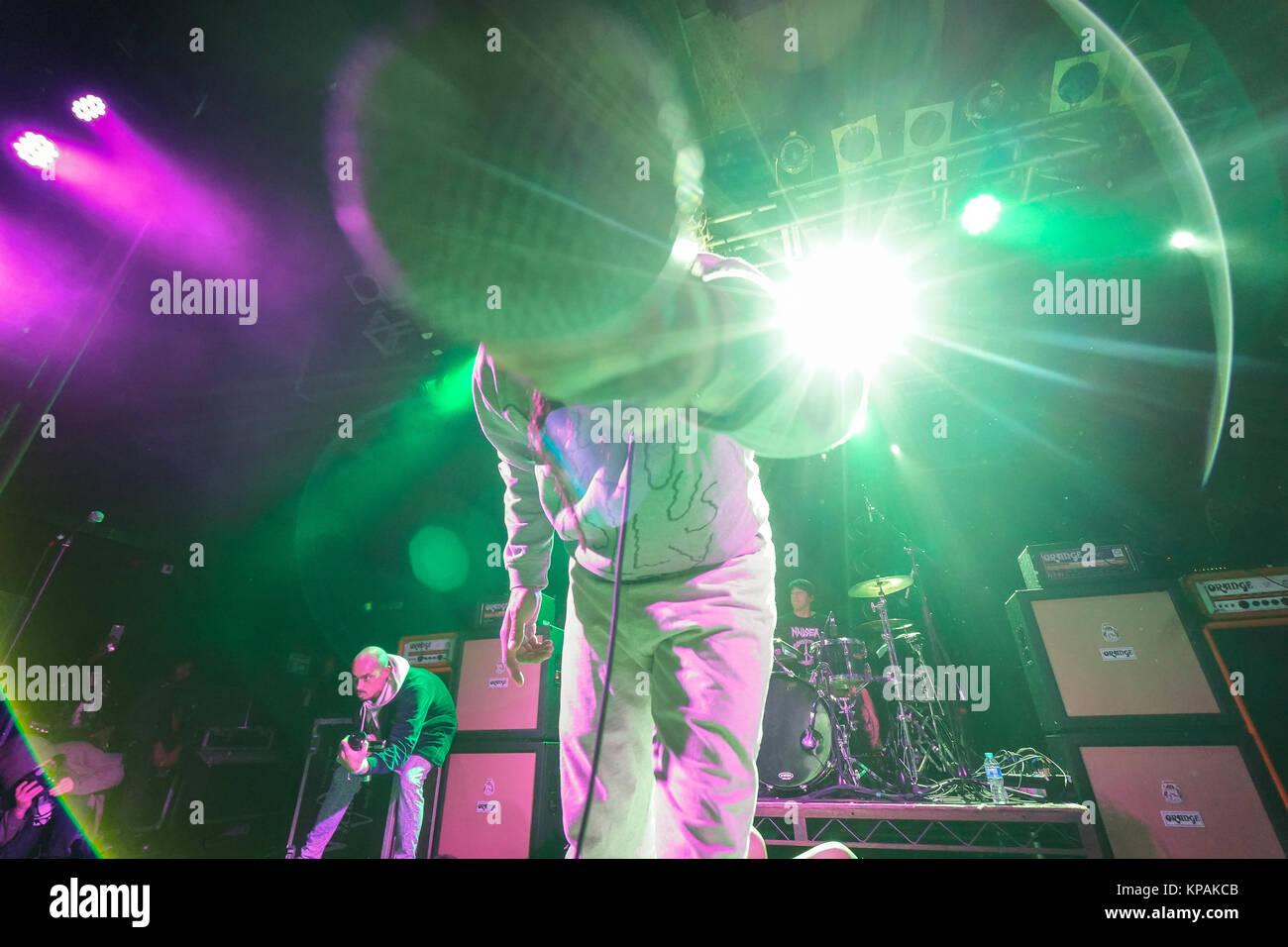 London, UK. 13th Dec, 2017. Art rock band Kate Mo$$ performing live on ...