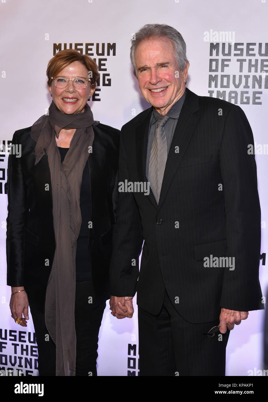 New York, USA. 13th December, 2017. Annette Bening and Warren Beatty ...