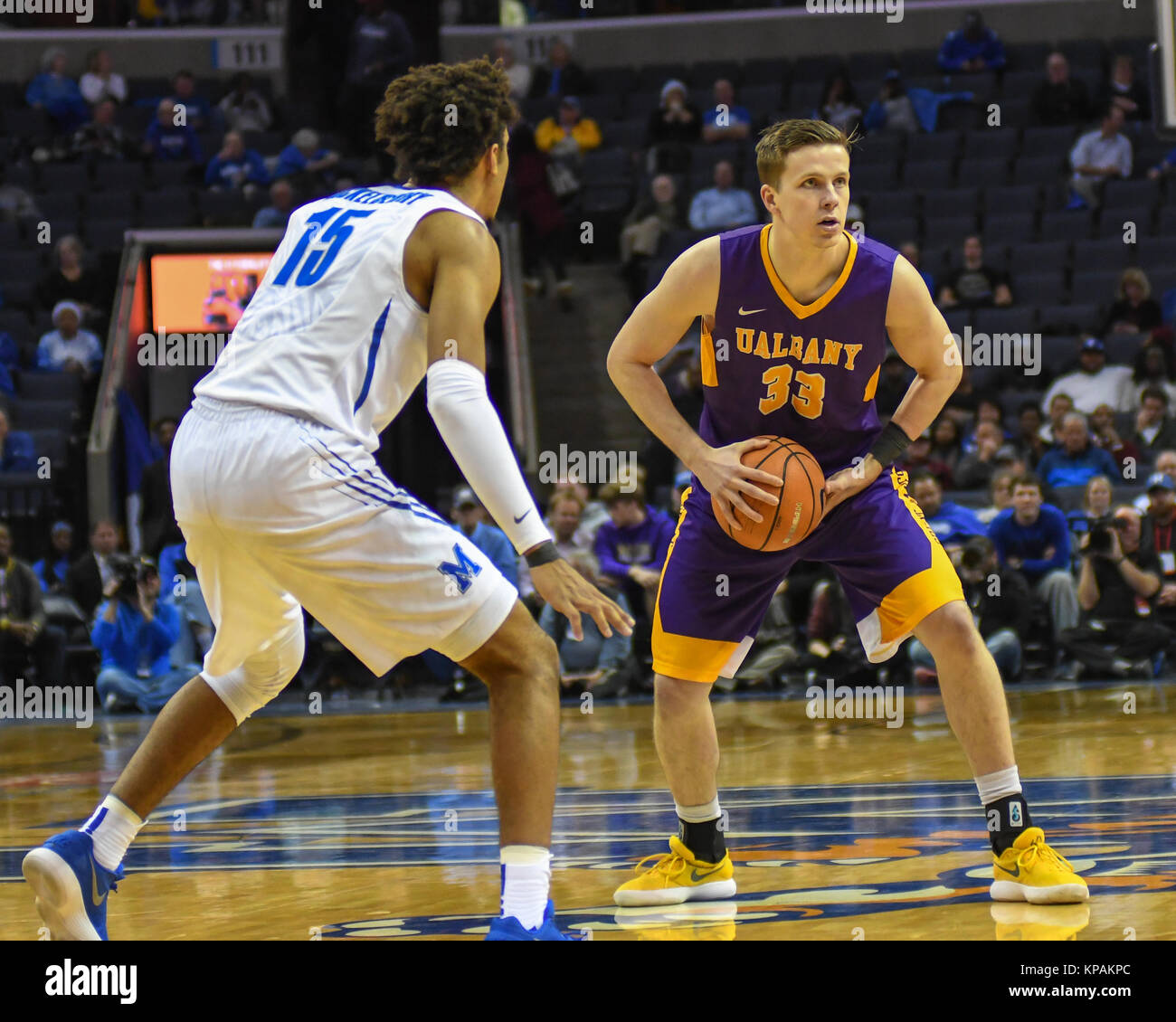 December 12, 2017; Memphis, TN, USA; Albany forward, MATT CONWAY (33 ...