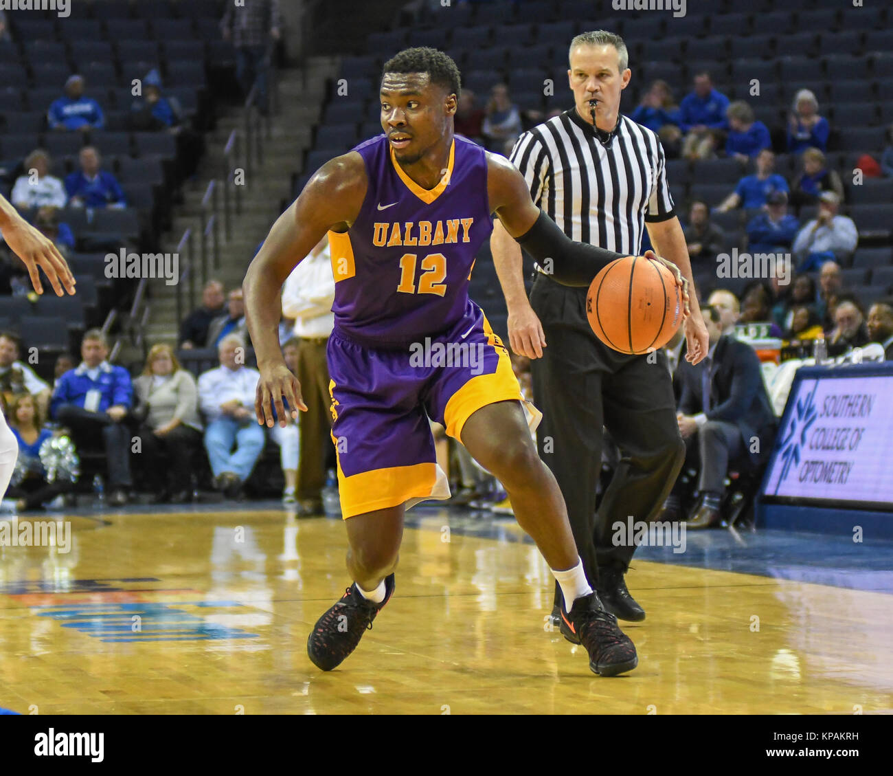 December 12, 2017; Memphis, TN, USA; Albany junior forward, DEVONTE ...