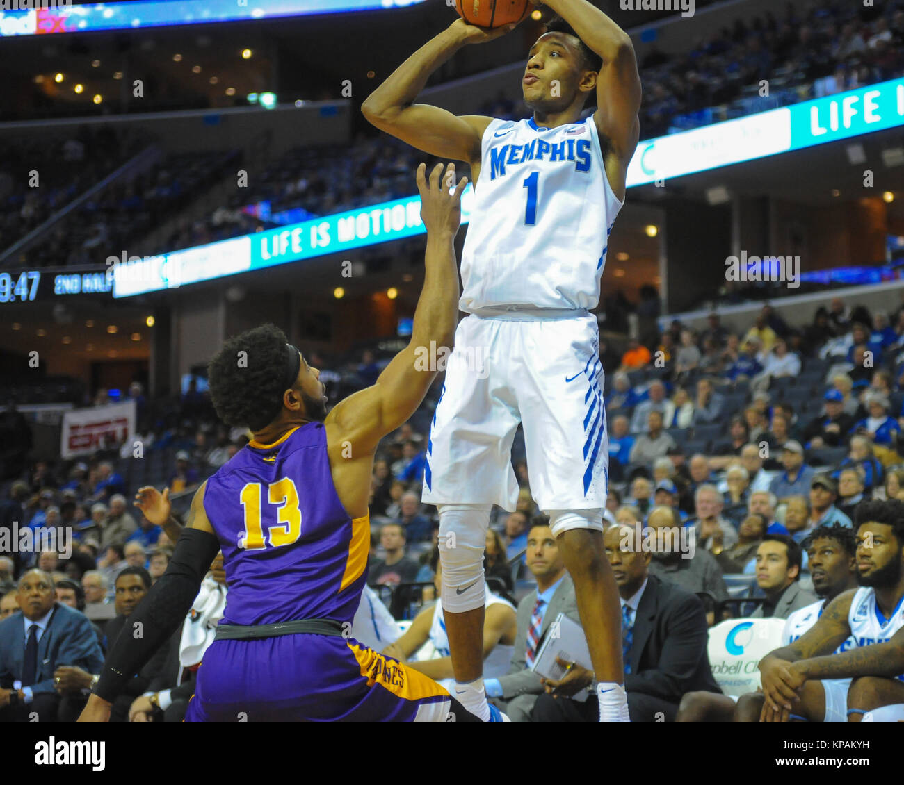 December 12, 2017; Memphis, TN, USA; Memphis Tigers, JAMAL JOHNSON (1 ...