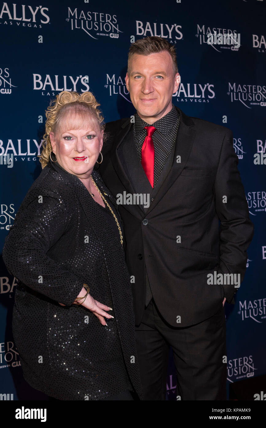 Las Vegas, NV, USA. 13th Dec, 2017. Gay Blackstone and Chris Randall ...