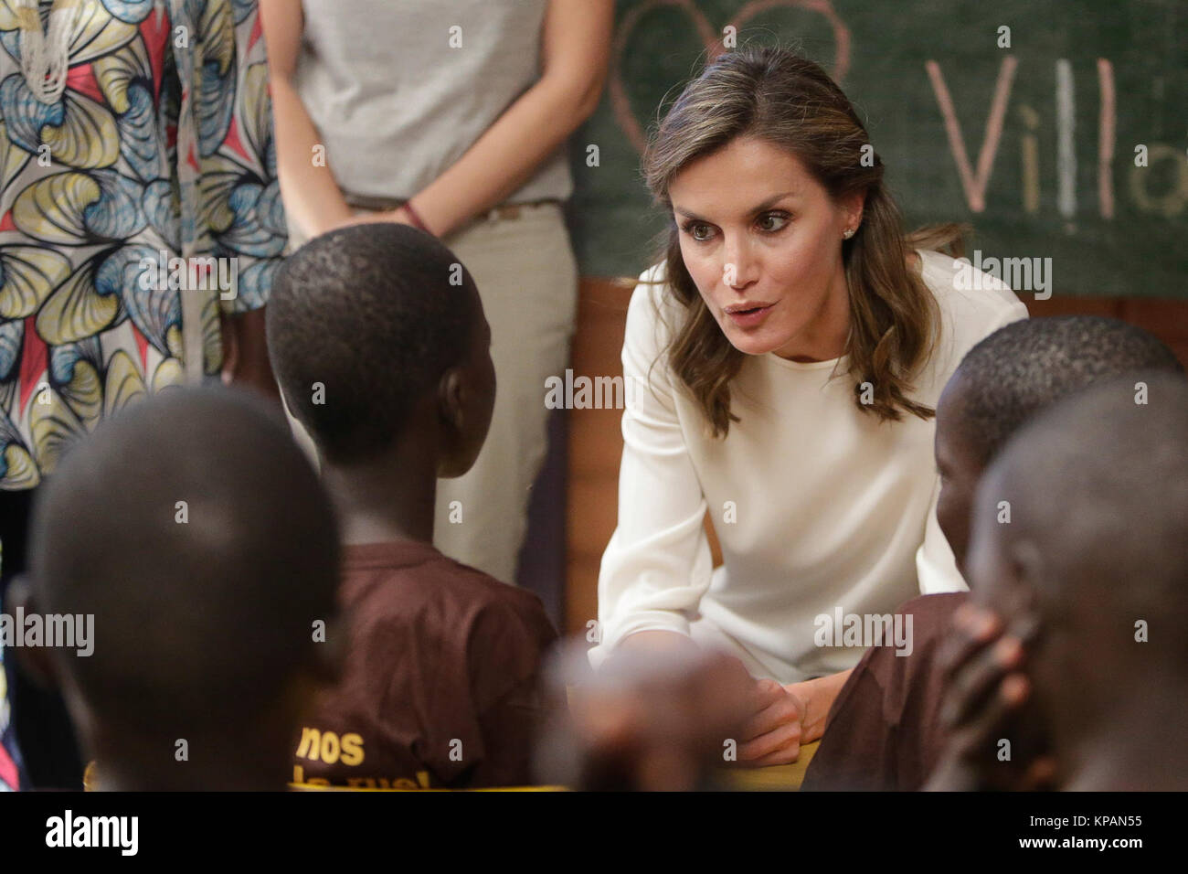 Dakar, Senegal. 14th Dec, 2017. Spanish Queen Letizia Ortiz arriving to ...